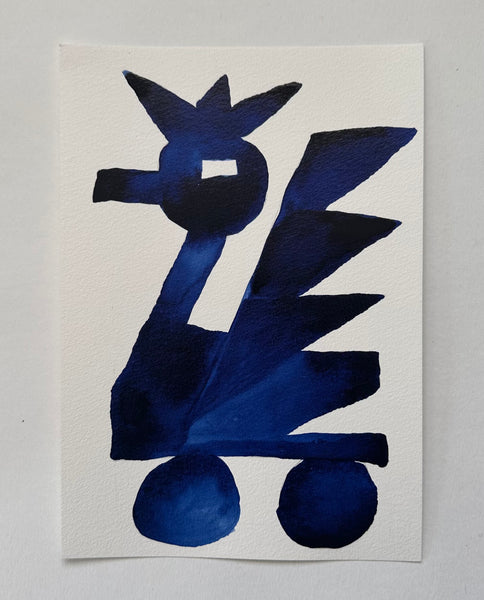 BLUE BIRD | MARGIANA I Original Painting | Cuemars – CUEMARS