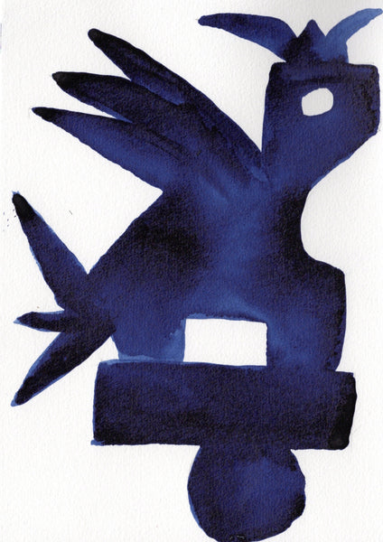 BLUE BIRD | MARGIANA I Original Painting | Cuemars – CUEMARS